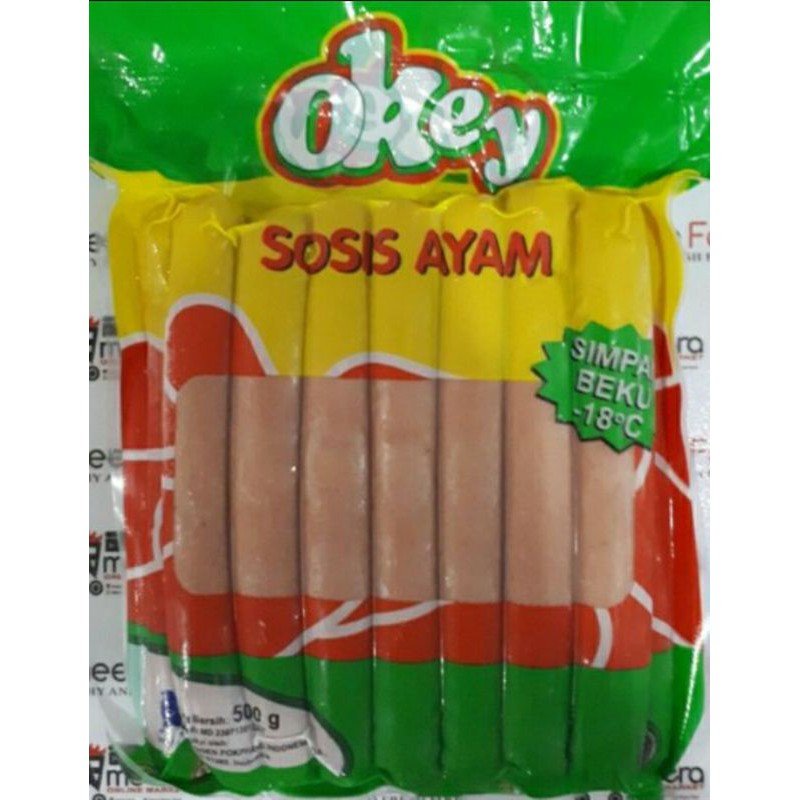 Jual sosis okey by fiesta ukuran 500gr dan 1kg | Shopee Indonesia