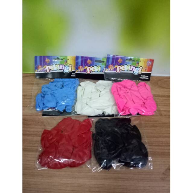 Jual BALLOONS RAINBOW COLOURS / BALON WARNA WARNI PER PACK / PARTY ...