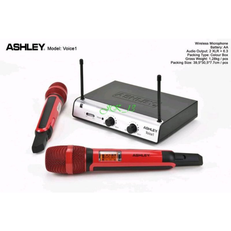 Jual Mic Wireless Ashley Voice 1 Original Product | Shopee Indonesia