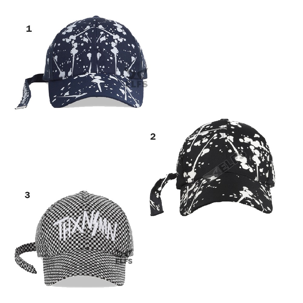 Jual Elfs Topi Baseball Korea Tali Panjang Sablon Unisex Cap KW ...