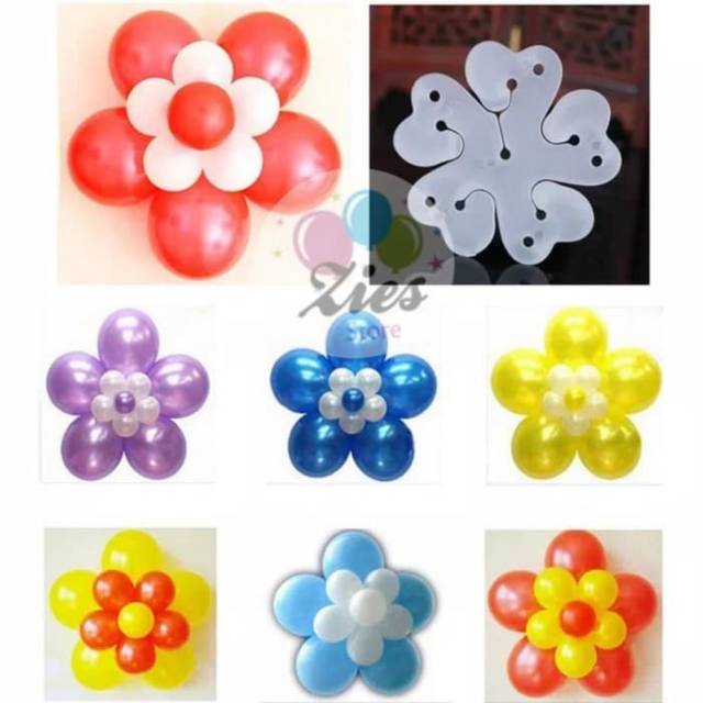 Jual Klip bunga balon annulus / flower klip balloon / klip balon bunga ...