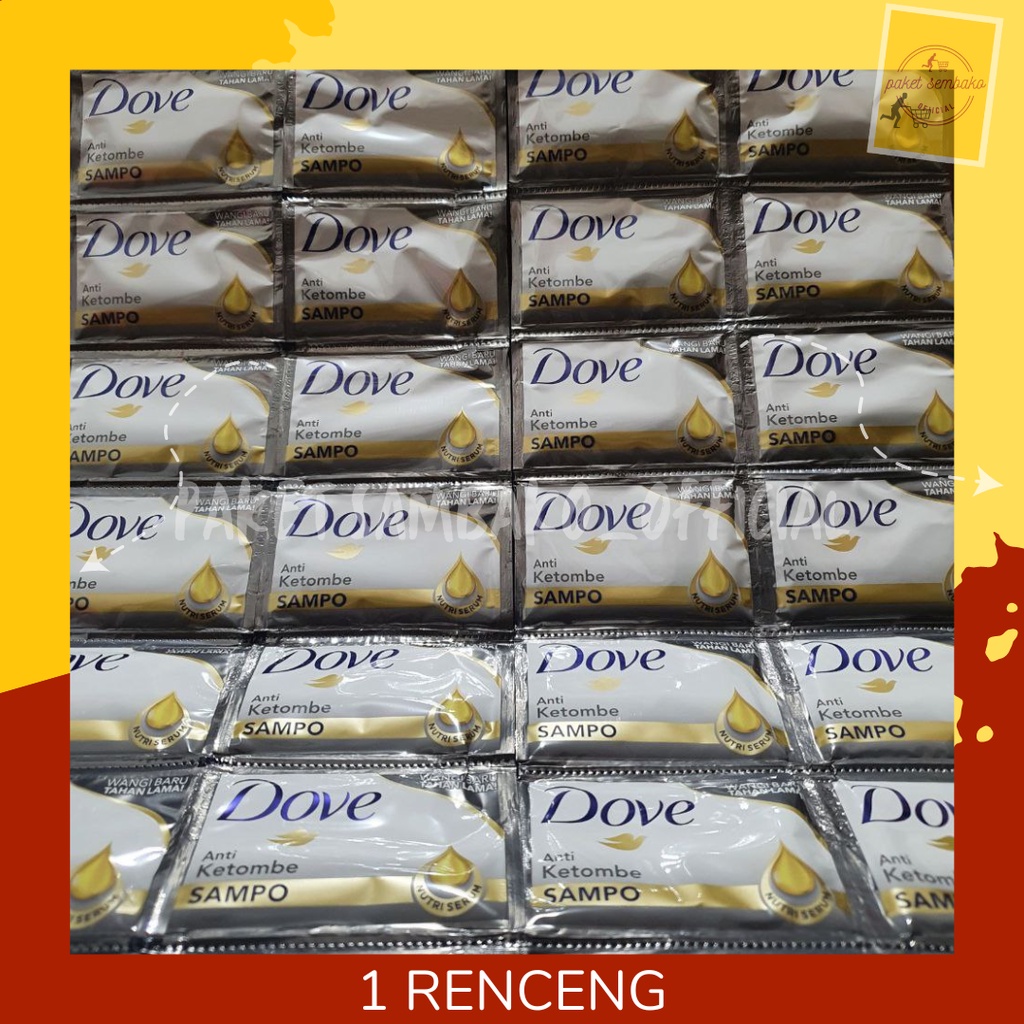 Jual Shampo dove sachet/renceng isi 12 pcs | Shopee Indonesia