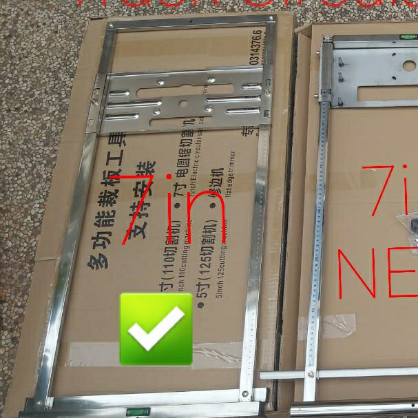 Jual Alat Bantu Potong Kayu Papan Track Circular Saw 820x410mm Circle ...