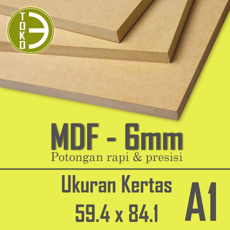 Jual mdf 6mm ukuran kertas A1 | Shopee Indonesia