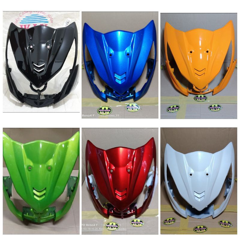 Jual Cover Tameng depan/Panel depan Beat fi 2013-2015 K25 | Shopee ...