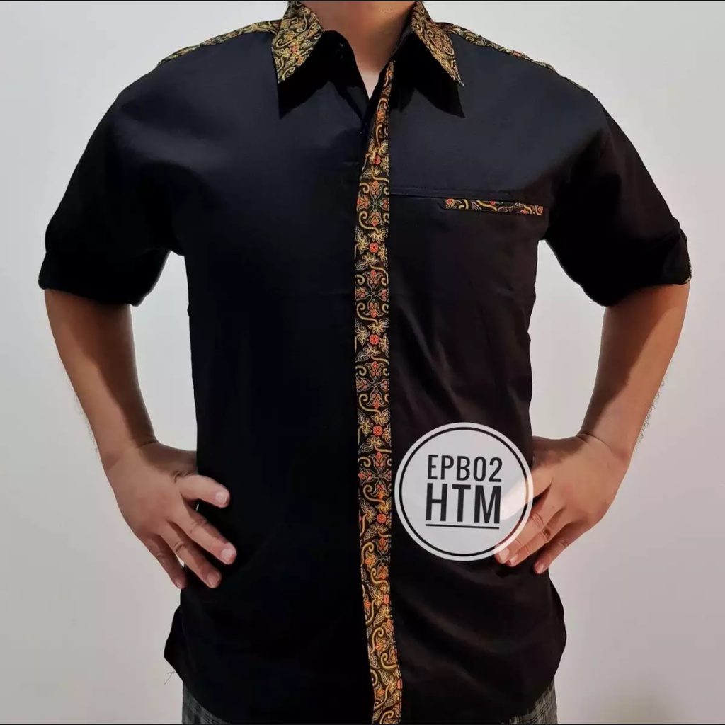 Jual Baju seragam lis batik hitam ENZINO SPORT | Shopee Indonesia