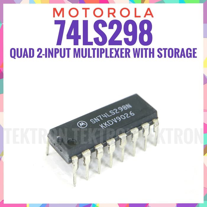 Jual Motorola 74LS298 Quad 2-input Multiplexer with Storage 74298 ...