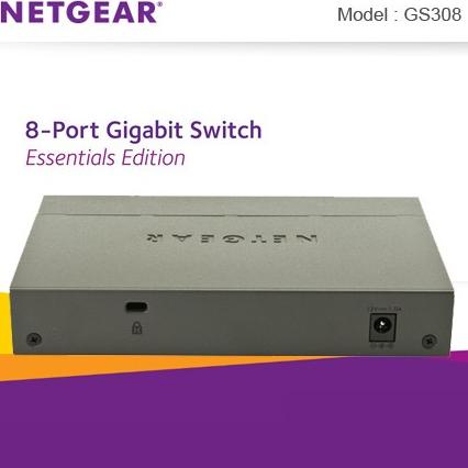 Jual NETGEAR GS308 ( 8 Port Gigabit Ethernet Switch ) | Shopee Indonesia