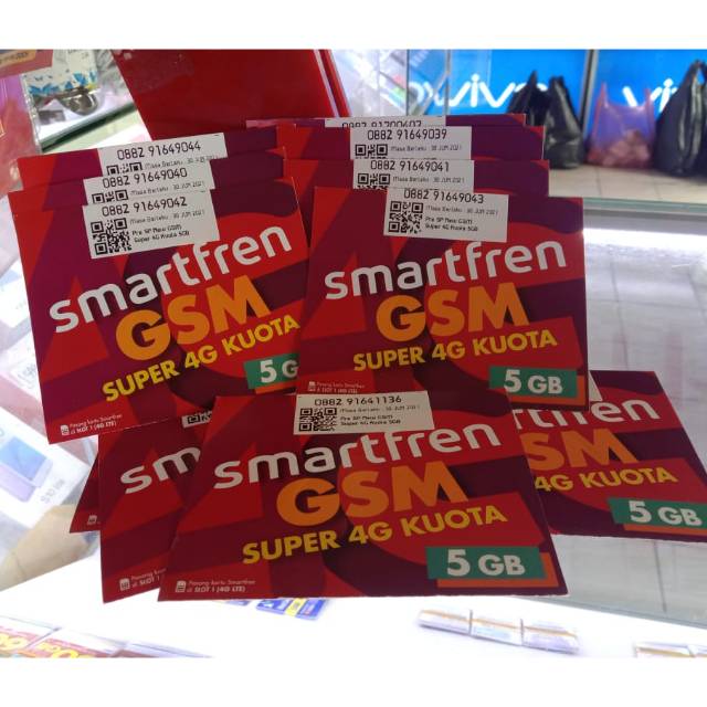 Jual KARTU PERDANA SMARTFREN 12,5K - 5GB | Shopee Indonesia