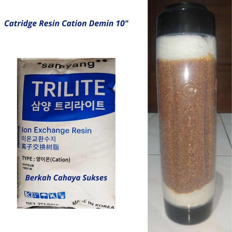 Jual Catridge Resin Cation demin 10" | Shopee Indonesia