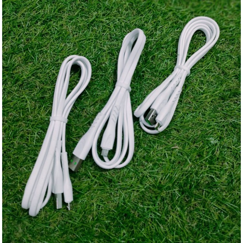 Jual KABEL WARNA PUTIH CHARGER MICRO SUPPORT FAST CHARGING KUALITAS ...