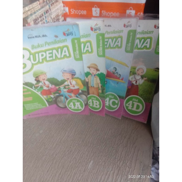 Jual Buku Penilaian Bupena kelas 4A 4b 4C 4D untuk kelas 4 SD K13 edisi revisi penerbit Erlangga ...