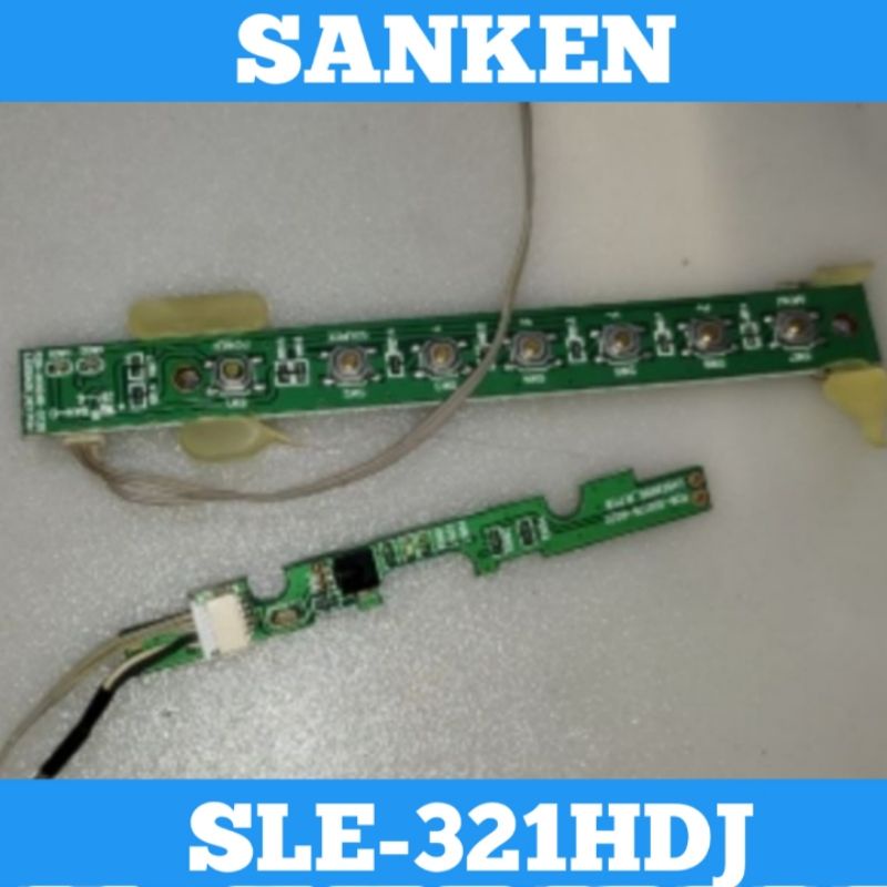 Jual Pcb Sensor & Pcb Tombol TV LED SANKEN SLE-321HDJ Sensor SANKEN SLE ...