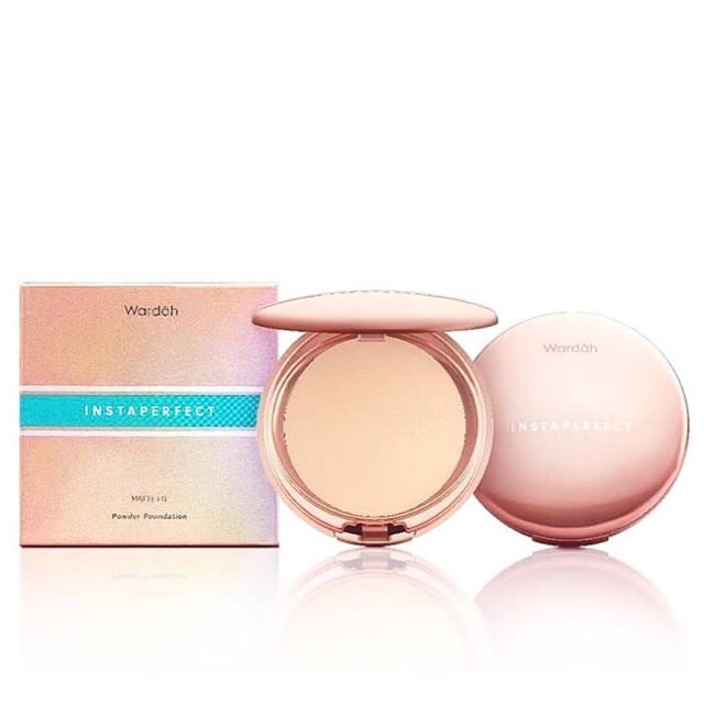 Jual ORIGINAL Wardah Instaperfect Matte FIt Powder Foundation Pakai ...