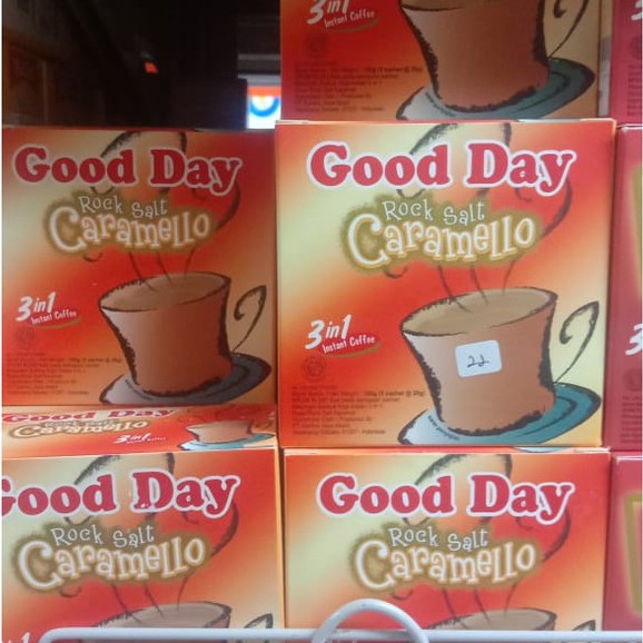 Jual Good Day Rock Salt Caramello 3 In 1 Instan Coffee | Shopee Indonesia