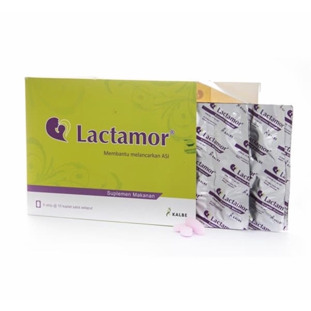 Jual Lactamor strip 10 tablet ( membantu melancarkan asi ibu menyusui ...