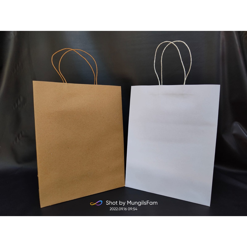 Jual Paper Bag Custom Sablon,Tas Kertas Dengan Sablon Free Desain UK 25 ...