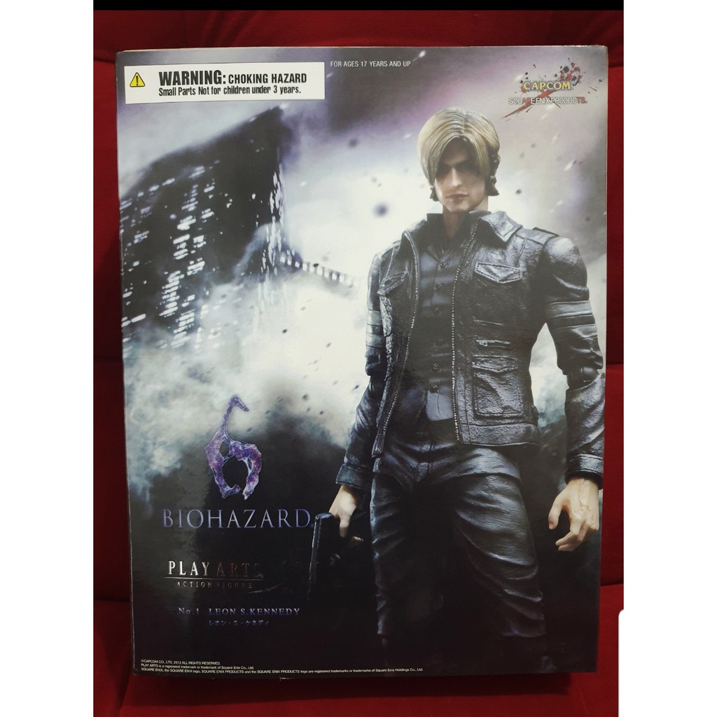 Jual Square Enix Play Arts Kai Resident Evil 6 Leon S. Kennedy Action ...