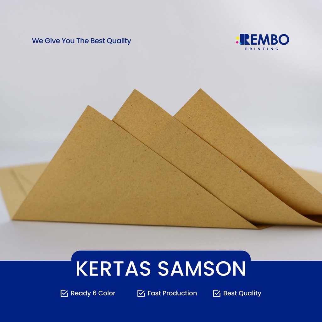 Jual Kertas Samson Coklat 80gr A4/ Kertas Samson A4/ Kertas Samson ...