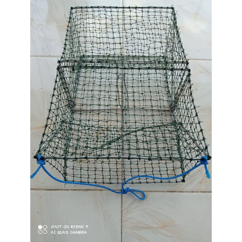 Jual jaring perangkap/bubu rajungan kepiting keong KAWAT STENLIS PUTIAN ...
