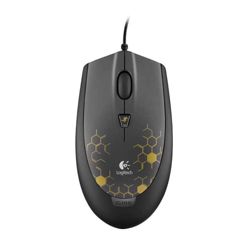Jual Logitech G100 Gaming Mouse - Gold Matte 2500 DPI | Shopee Indonesia
