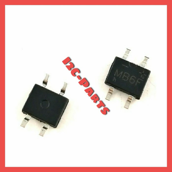 Jual MB6F Diode Bridge Rectifier 600V 0.8A SMD SOP-4 DIODA mb6f ...
