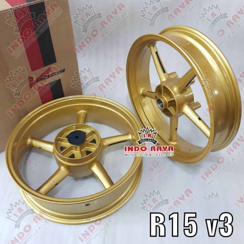 Jual Velg pelek velg racing rossi model rcb palang 5 R15 V3 350/500* 17 ...