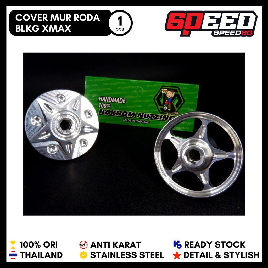 Jual Mur As Cover Roda Belakang Yamaha XMAX Nakhom Nutzing Thailand ...