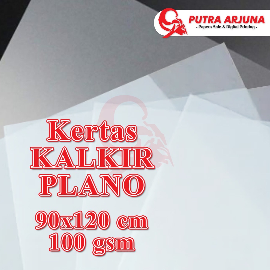 Jual KERTAS KALKIR / TRACING PAPER 100 gsm - 90 x 120 cm PLANO | Shopee ...