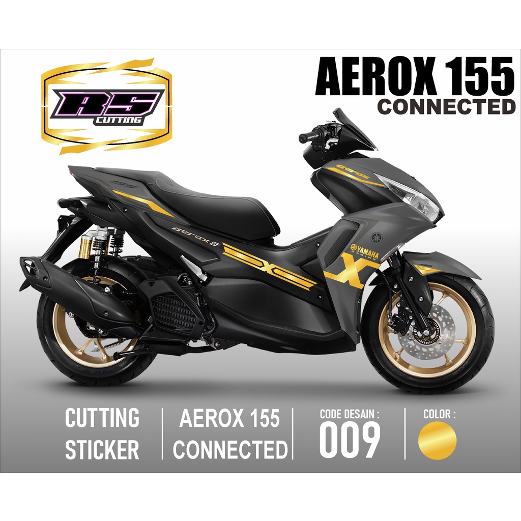 Jual Cutting Sticker Yamaha Aerox 155 Connected New 2021 Stiker ...