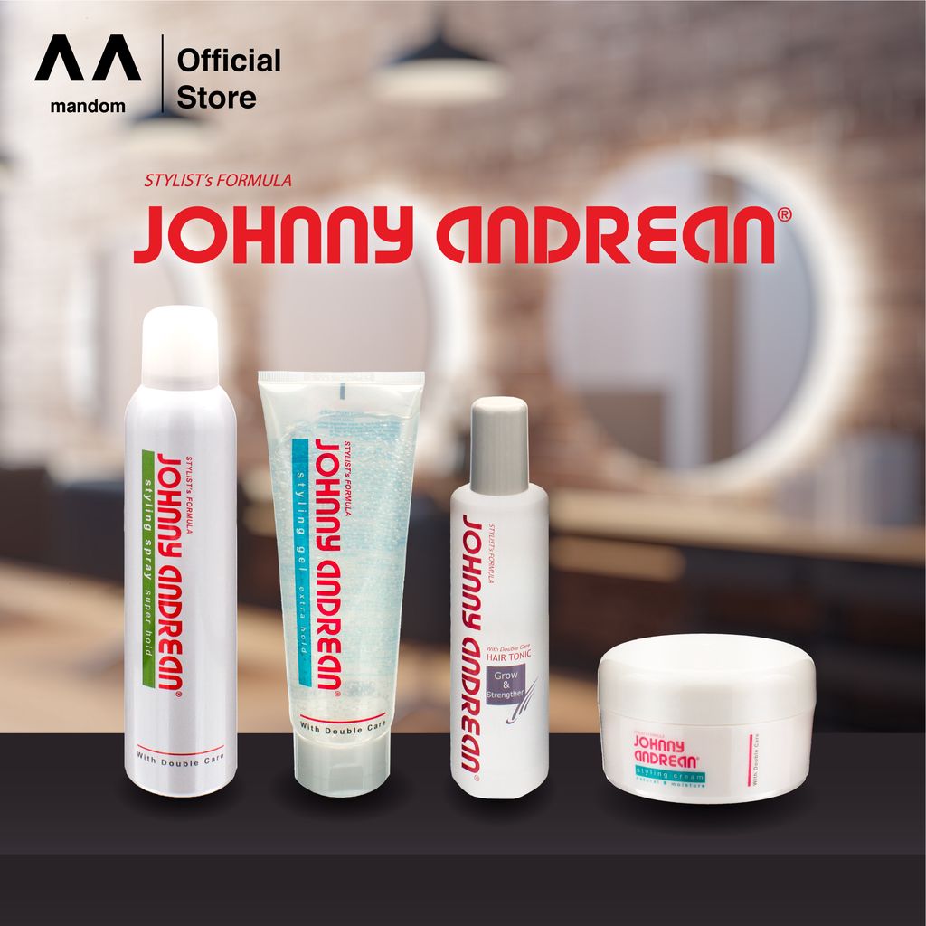 Jual JOHNNY ANDREAN Styling Cream Natural & Moisture 125gr | Shopee Indonesia