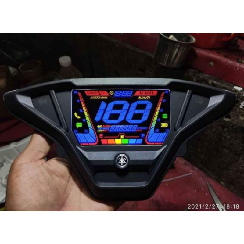Jual stiker speedometer yamaha all new aerox connected 2021 stiker lcd ...