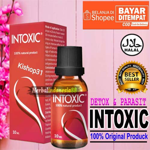 Jual NEW !!! INTOXIC Cairan Herbal Anti Parasit 100% Original - Asli ...