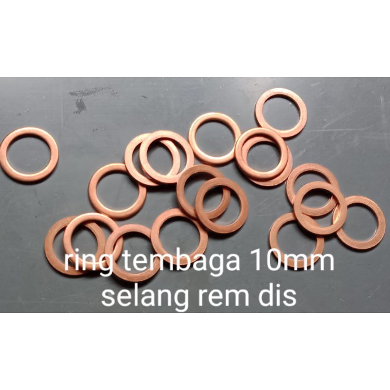 Jual ring selang rem dis tembaga ( 10 pcs ) | Shopee Indonesia
