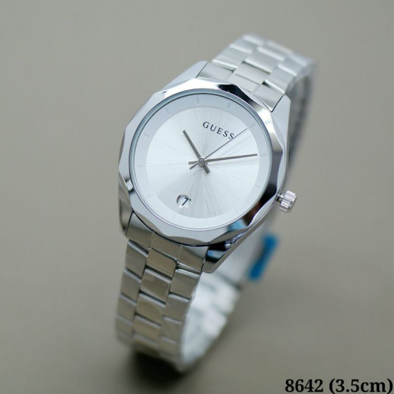 Jual Jam Tangan Guess Wanita Analog Strap Rantai 8642 | Shopee Indonesia