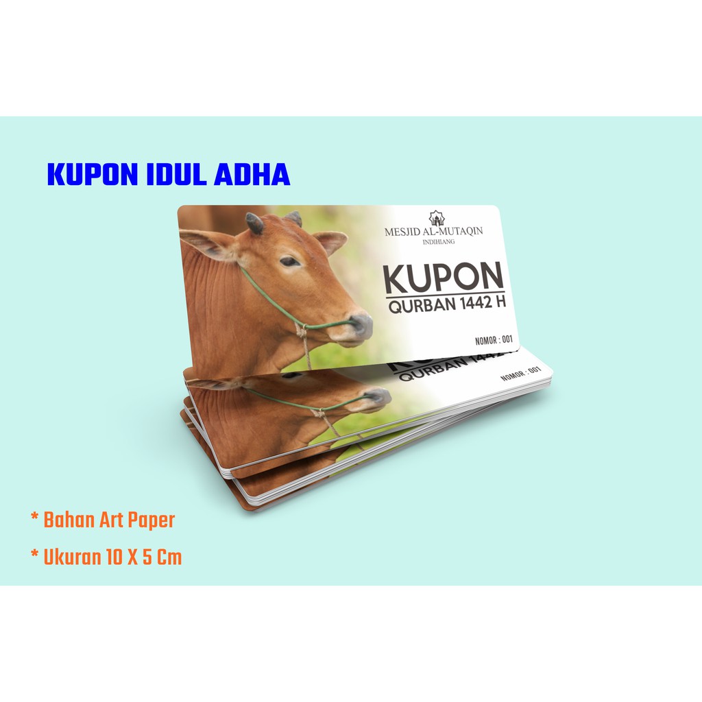 Jual Kupon Pembagian Daging Qurban Idul Adha 01 | Shopee Indonesia