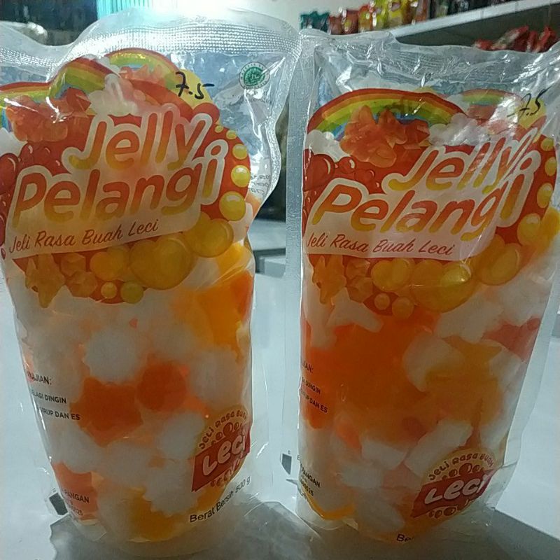 Jual Jelly Pelangi rasa buah leci 500gr | Shopee Indonesia