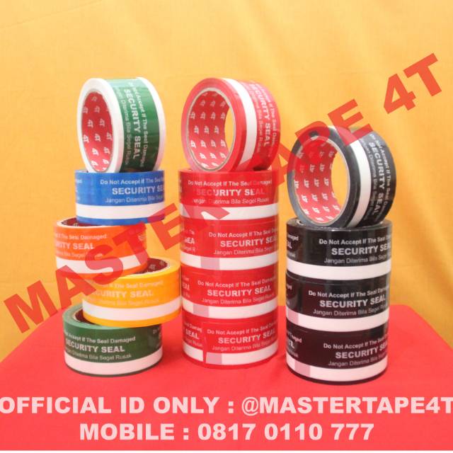 Jual Lakban Printing Security Seal Lakban Pengaman Lakban Cetak Jangan ...