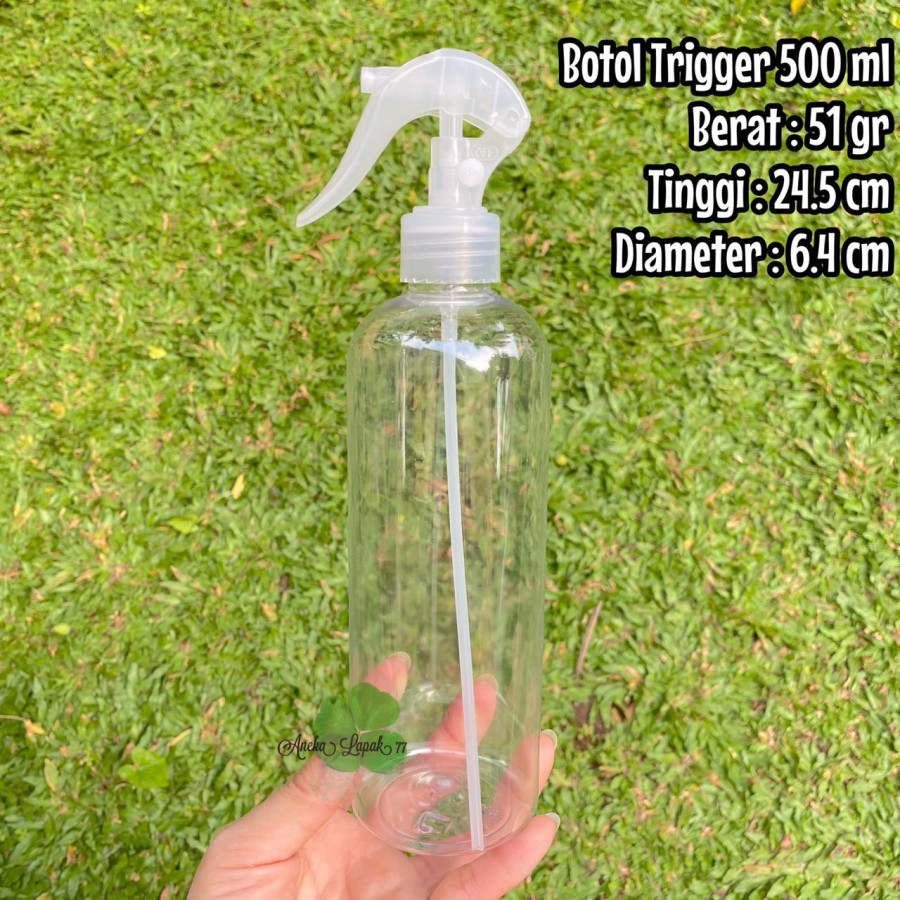 Jual Botol TRIGGER 500 ml botol spray 1/2 liter alkohol sprayer ...