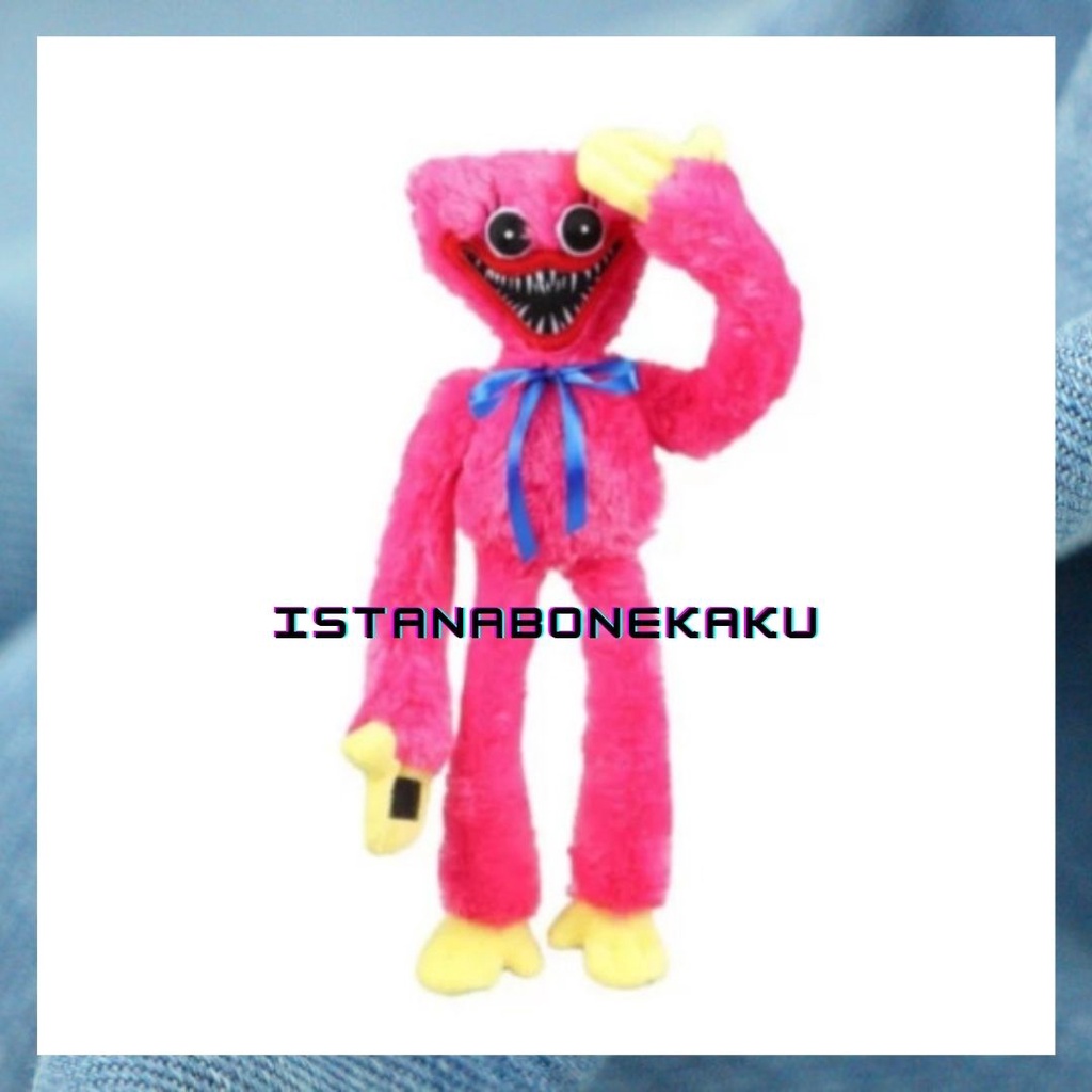 Jual Boneka Huggy Wuggy ( Hagi Wagi ) 40 cm Stuffed Plus Game Poppy ...