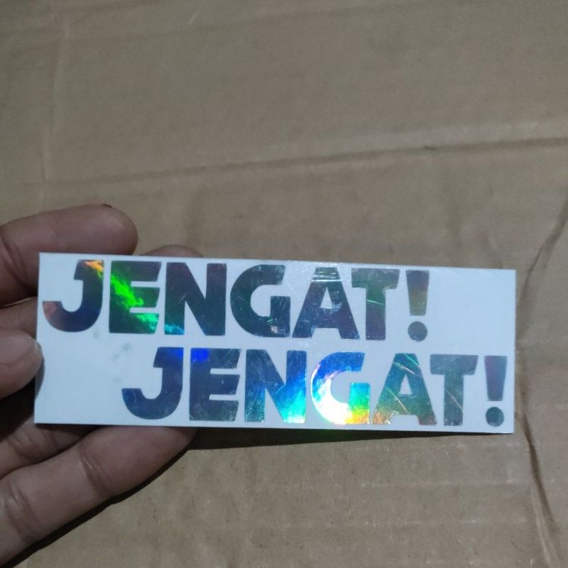 Jual Stiker Jengat Jengat! Cutting | Shopee Indonesia