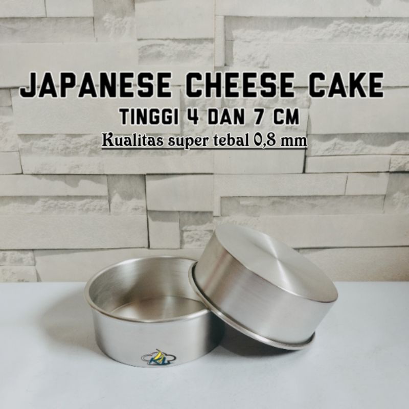 Jual Loyang bulat press 8 - 26 cm tinggi 4 dan 7 cm / Japanese cheese ...