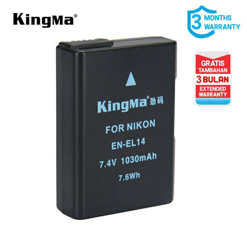 Jual Baterai KINGMA for Nikon EN-EL14 | Shopee Indonesia