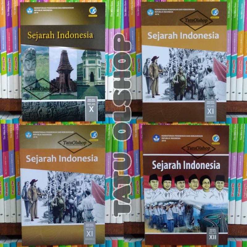 Jual Buku Paket Sejarah Indonesia SMA Kelas 10 11 12 X XI XII 1 2 3 Kurikulum 2013 Diknas ...