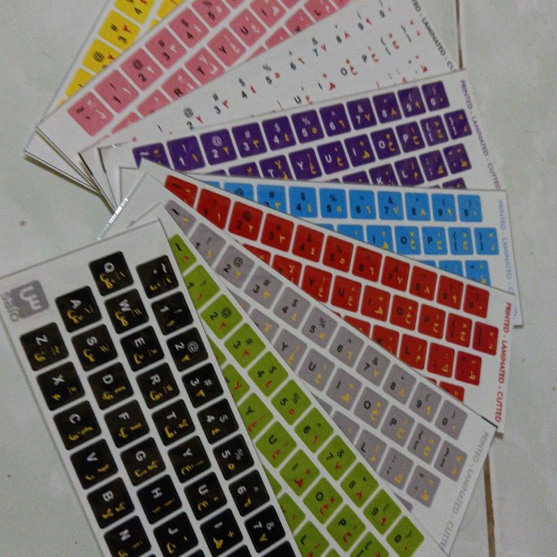 Jual Sticker Keyboard Huruf Arab | Shopee Indonesia