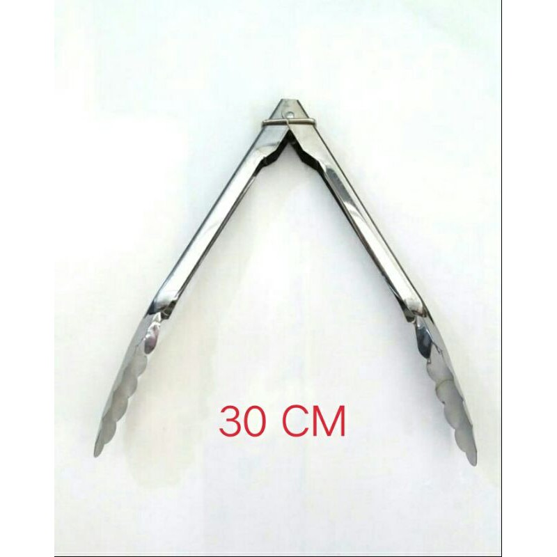 Jual Jepitan Capitan Makanan Kue Gorengan Stainless Steel Model Daun 12 ...