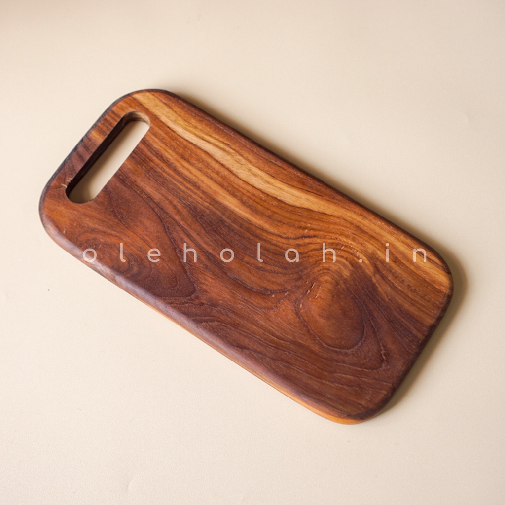 Jual TPZ1 Talenan Kayu Jati Minimalis / Teak Wooden Cutting Board ...