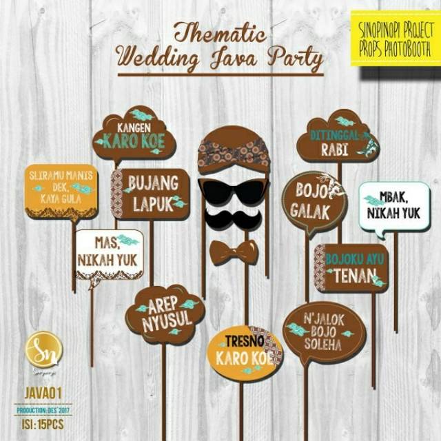 Jual PROPS PHOTOBOOTH WEDDING JAVA | PROPERTI DEKORASI ACCESORIES ...