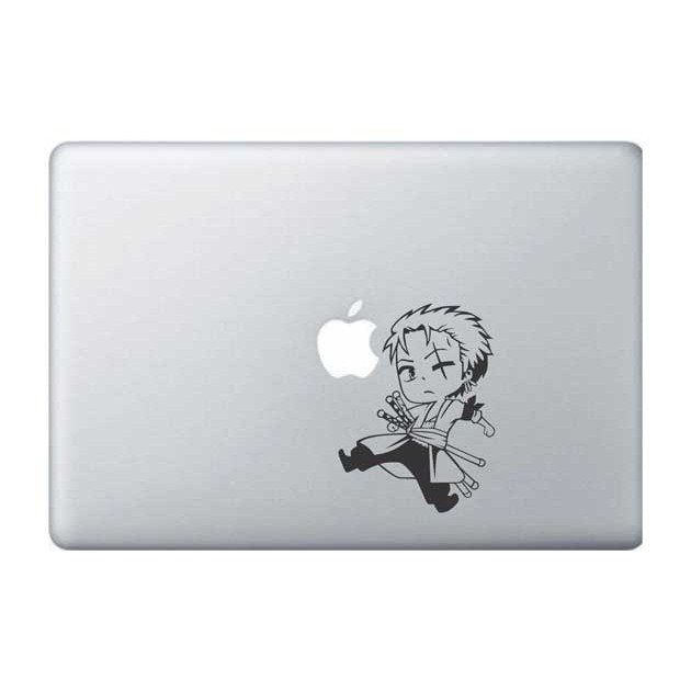 Jual Tokomonster decal sticker One Piece Mini Zoro macbook pro and air ...