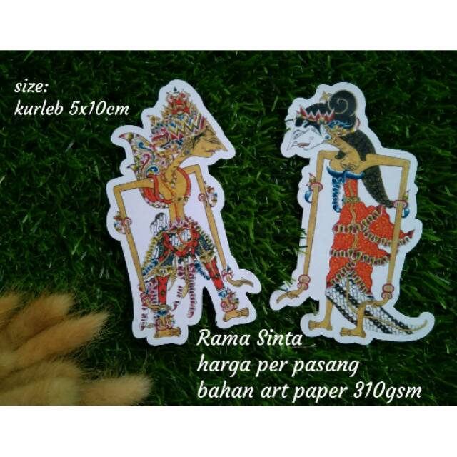 Jual SL8 Gambar RAMA SINTA BAHAN MAHAR WAYANG | Shopee Indonesia